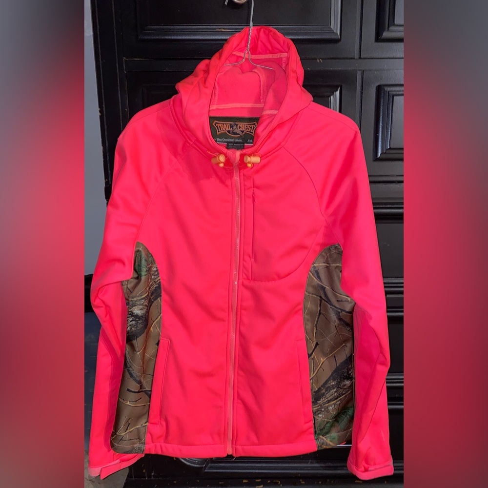Trail Crest Hot Pink & Camo Jacket - Gem